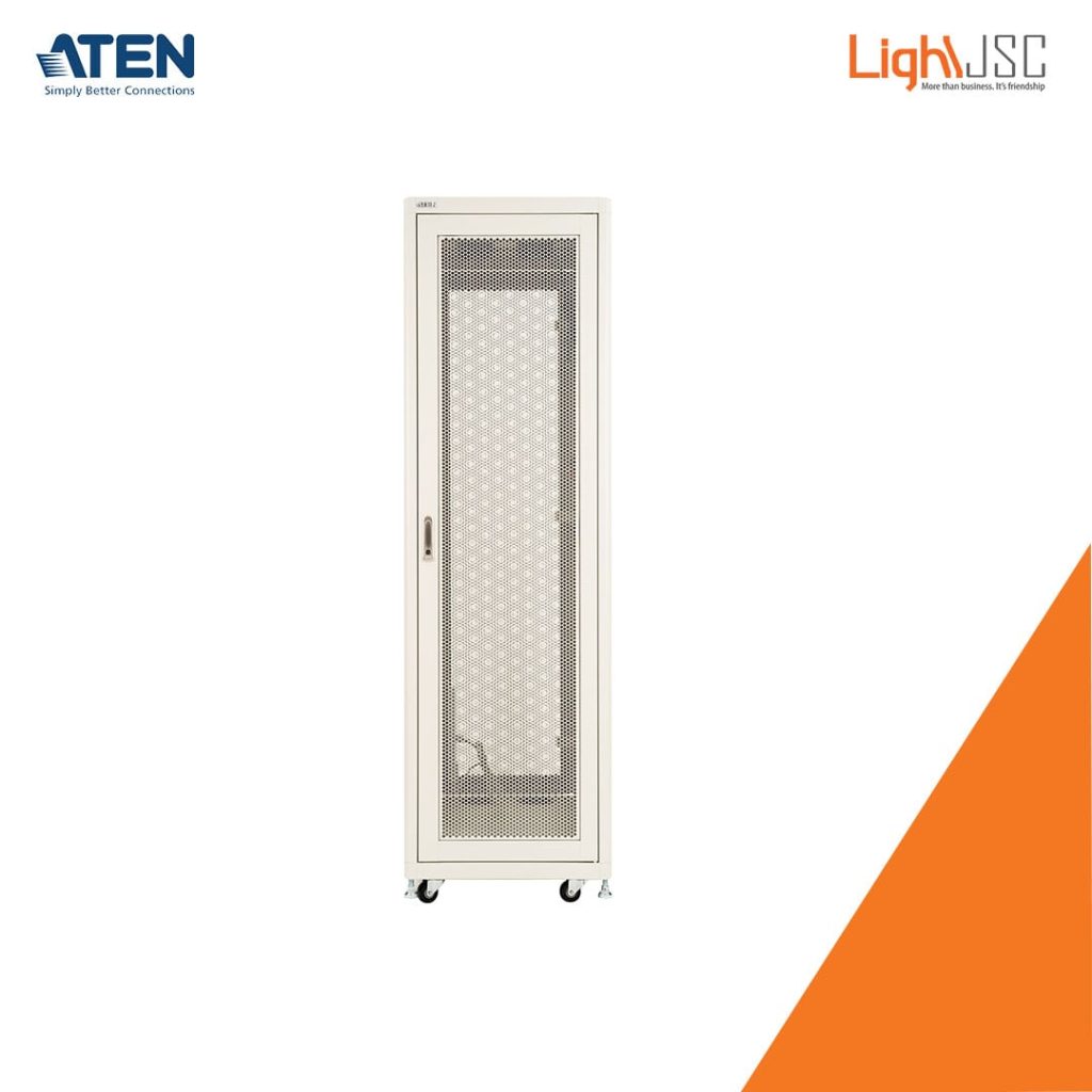 Aten PCEI-SR-42 42U Server Rack with Perforated Front and Rear Doors ...